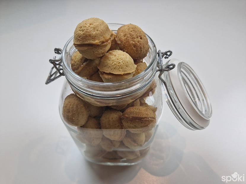 FOTORECEPTE Cepumi mājas Riekstiņi ar iebiezināto pienu - Spoki